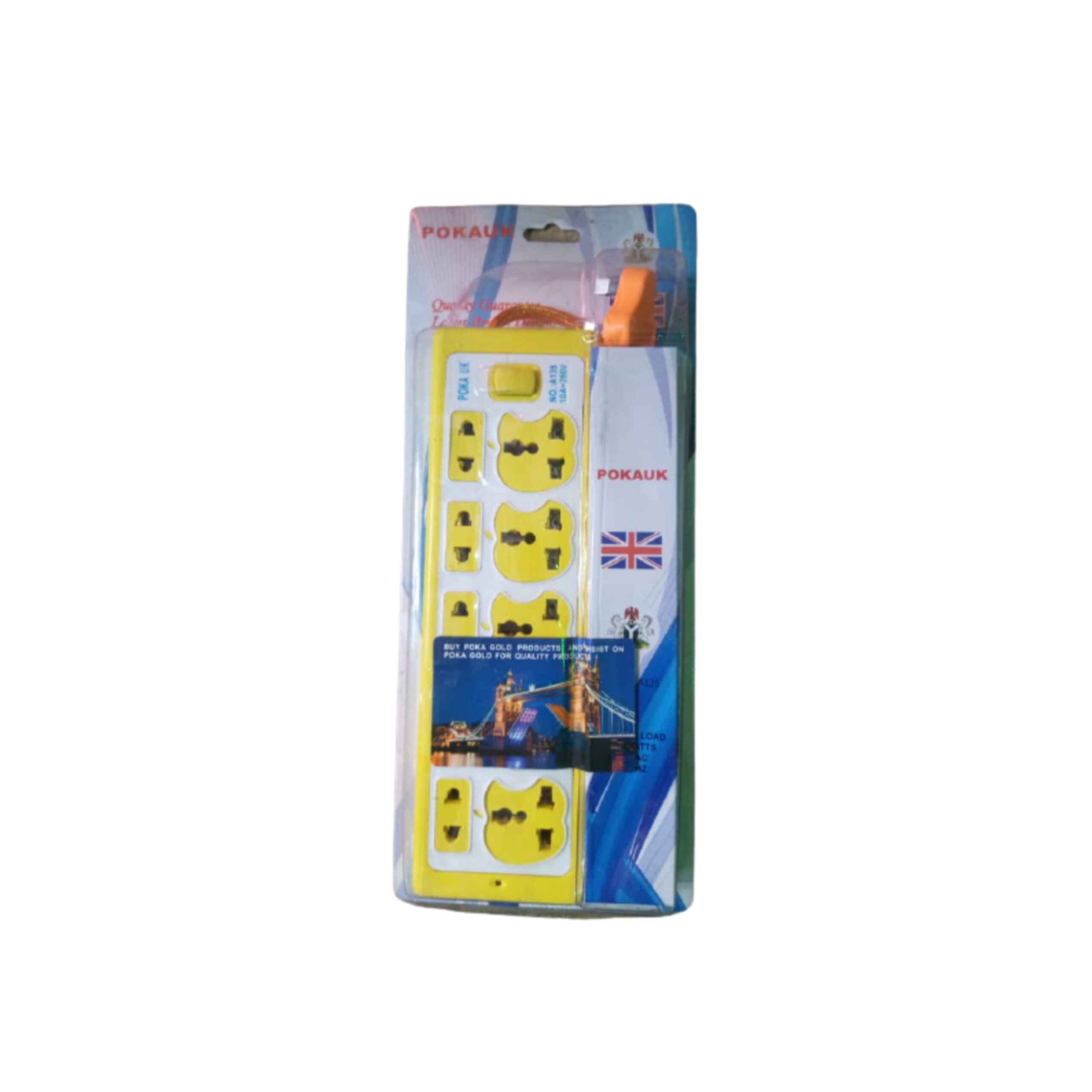 Pokauk Multiple Extension Socket A135 143-250V -10 outlets – Main ...