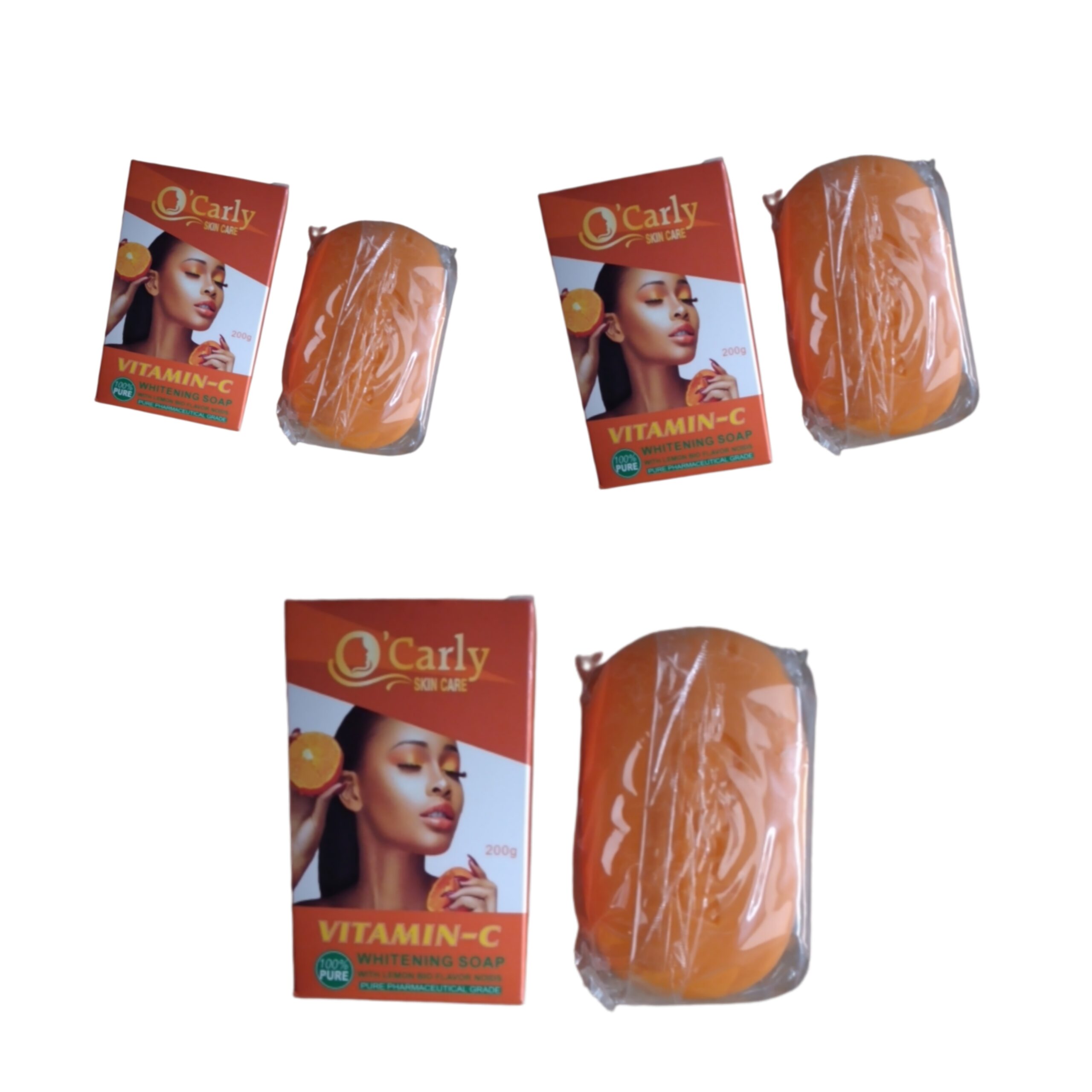 Ocarly Whitening Vitamin C soap 3pcs – Main Market Online