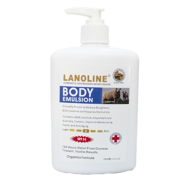 Lanoline Body Emulsion spf24 500ml – Main Market Online