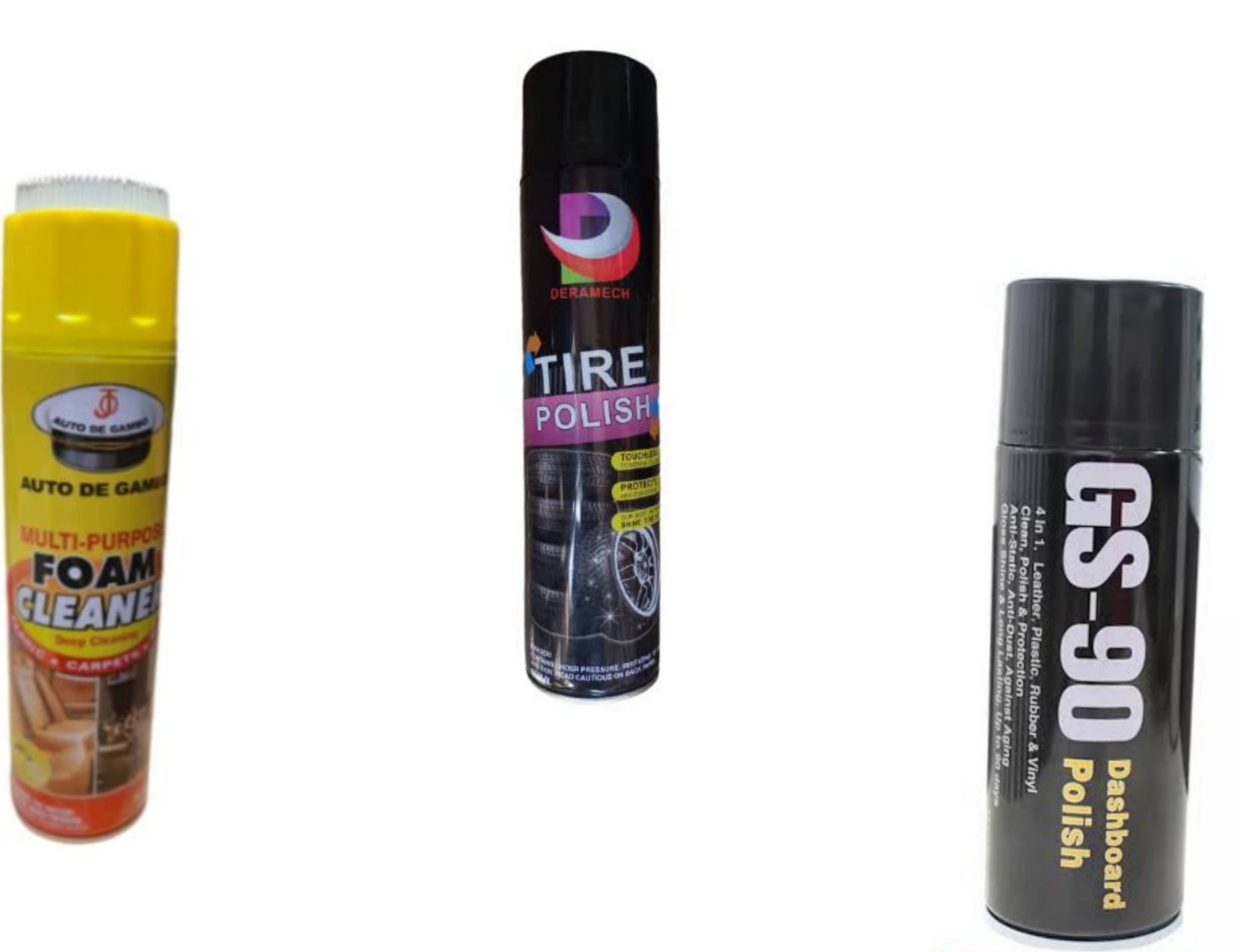Auto De Gambo Foam Cleaner 650ml + Deramech Tire Polish & GS90 ...