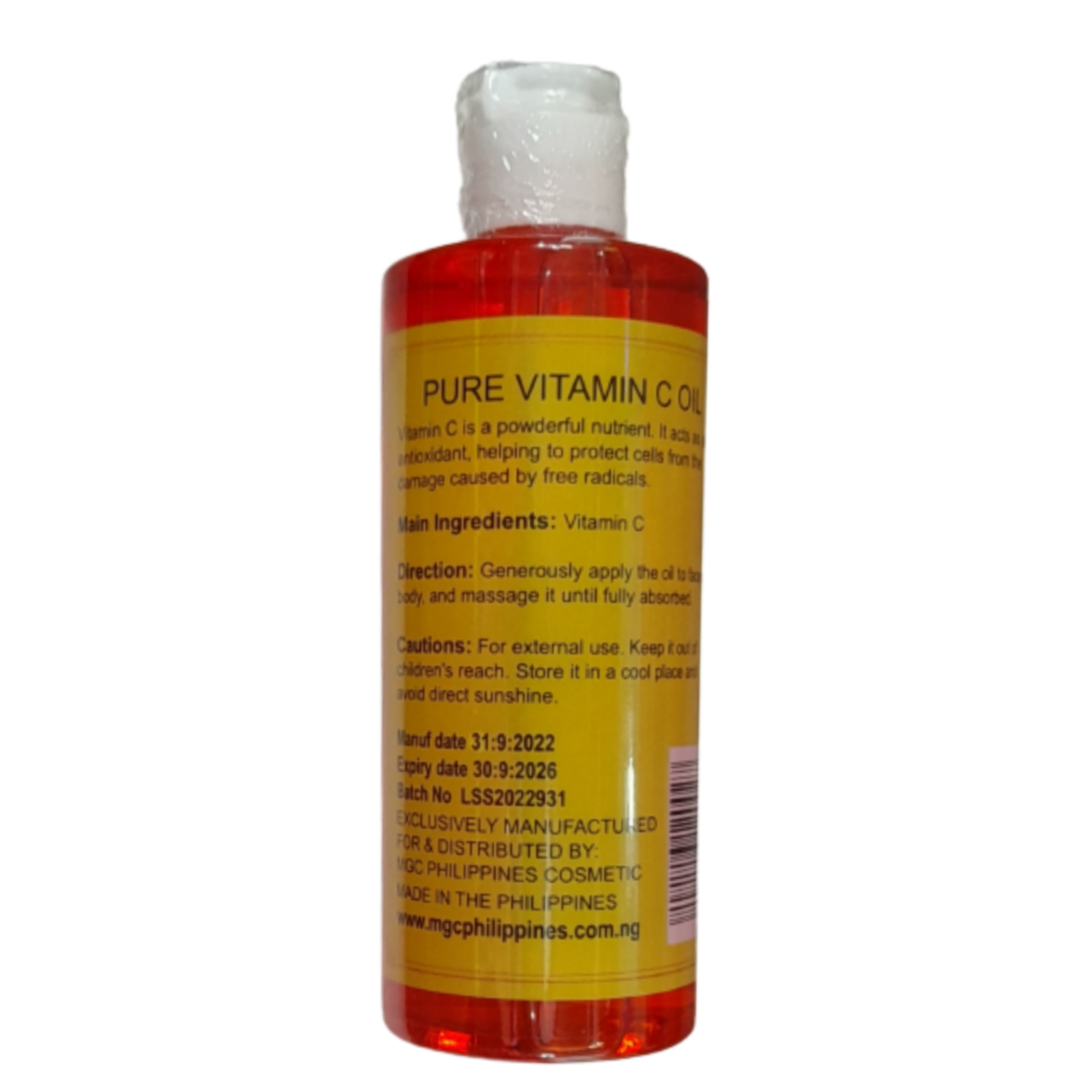 Pure Egyptian Magic Whitening Vitamin C Oil 250ml – Main Market Online