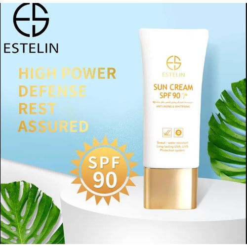 Estelin SPF 90 Anti Aging Whitening Sun Cream - 60ml – Main Market Online