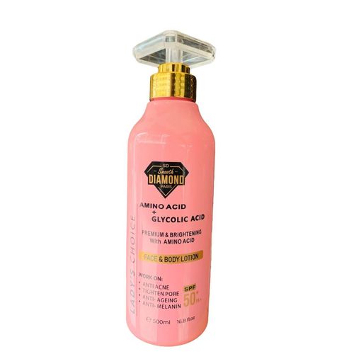 SD Smooth Diamond Paris Amino Acid + Glycolic Acid Face And Body Lotion ...